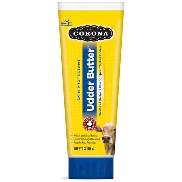 Corona Medicated Udder Butter 7 Oz Ointment Soreness Chapping Cattle ...