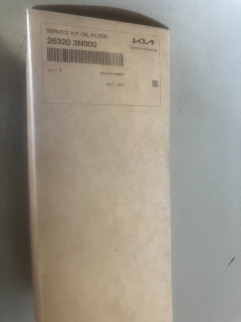OEM Kia Oil Filter Service Kit 26320-3n000 for sale online | eBay