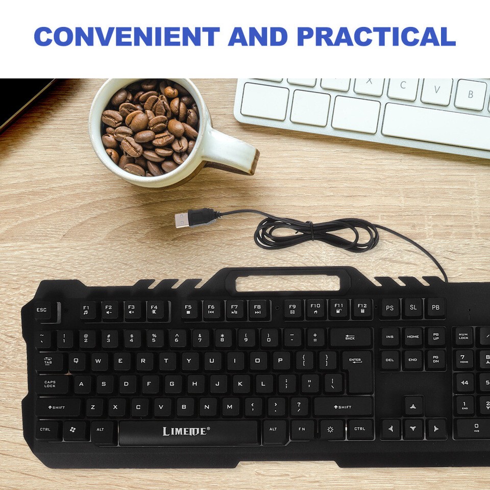 Ergonomic Gaming Keyboard Mechanical Mechanical Keyboard Computer ...