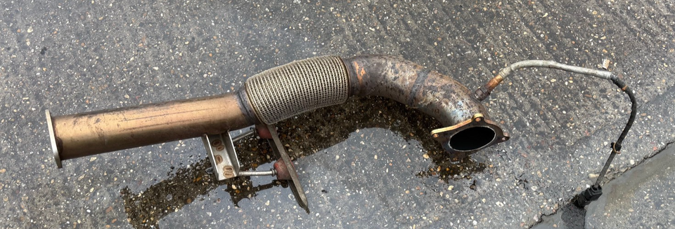 VW GOLF MK5 GTI SCORPION COMPLETE STAINLESS STEEL EXHAUST TURBO BACK ...