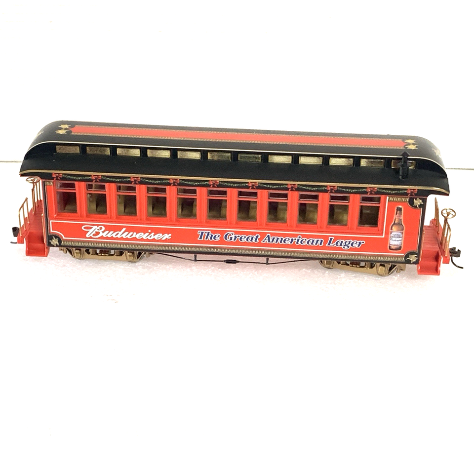 Bachmann Hawthorne on30 Village Holiday Express Budweiser 6 Pc Train ...