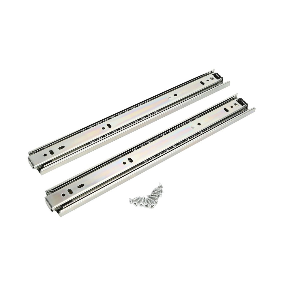 HEAVY DUTY SOFT CLOSE DRAWER RUNNERS SLIDES BALL BEARING RAILS H17mm ...