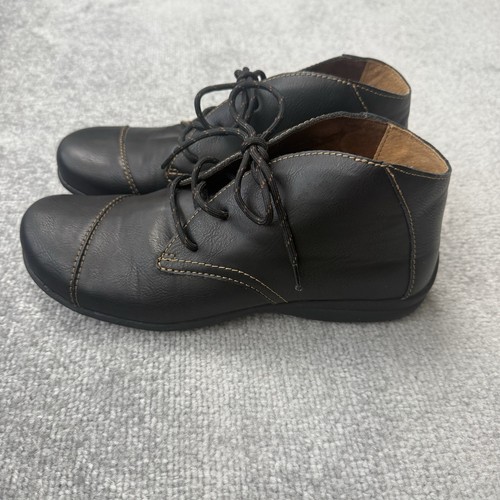 BOC Born Concept Ankle Boots Womens 9.5 Black Faux Leather Sabelle ...