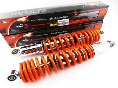 HONDA MR175 ELSINORE 365mm JBS ORANGE/CHROME SHOCK ABSORBERS EYE TO EYE ...