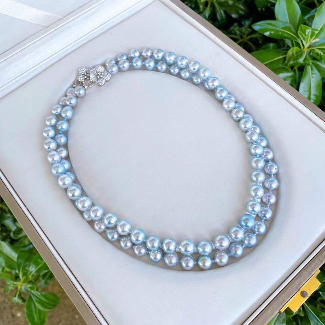 Natural Blue Pearl Jewelry