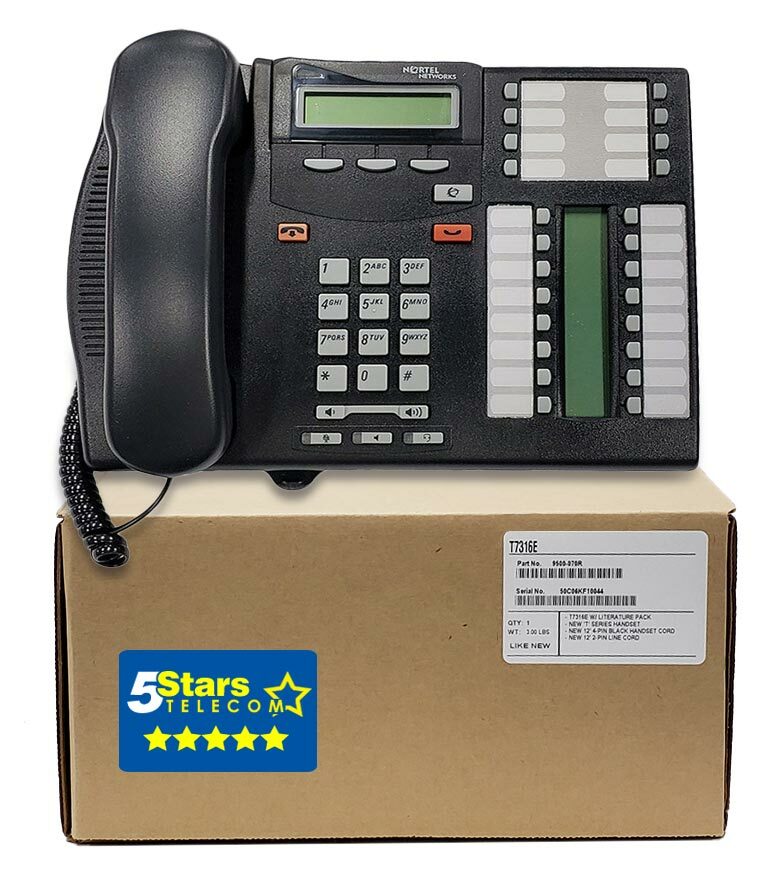Nortel Norstar T7316E Telephone (NT8B27) - Renewed , 1 Year Warranty | eBay