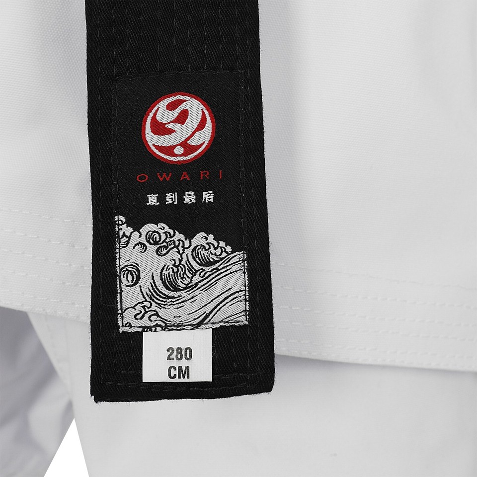 Owari Heavyweight Karate Gi 14oz Uniform European Cut Adult White ...