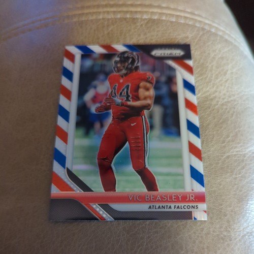 Vic Beasley Jr. 2018 Prizm Red White Blue Prizms #189 Atlanta Falcons ...