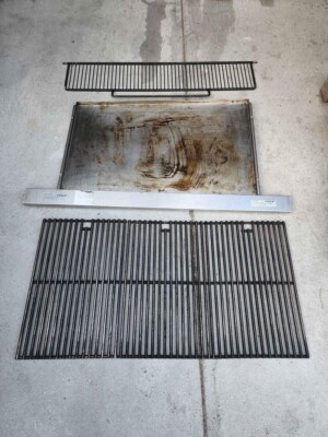 Wolf outdoor 42 grill BBQ grates and drip pan | eBay