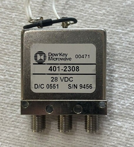 Dow-Key 401-2308 DC-18GHz 28VDC SMA RF microwave coaxial switch | eBay