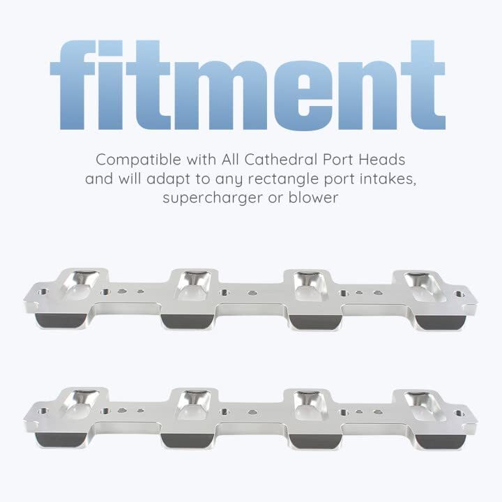 LS Cathedral Port Cylinder Head to Rectangle Port Intake Manifold ...