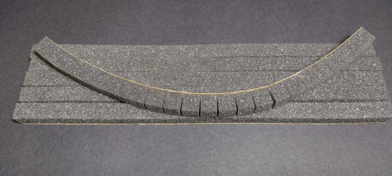 Slotted float foam for fishing tackle box 10 strips Extra sticky strong ...