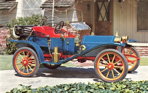 Postcard 1910 Hupmobile Runabout Hupp Motor Car Company Automobile ...