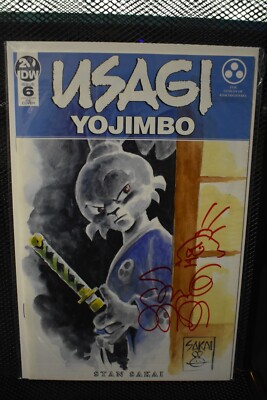 Usagi Yojimbo #6 Torpedo Stan Sakai Signed & Sketched Homage Variant ...