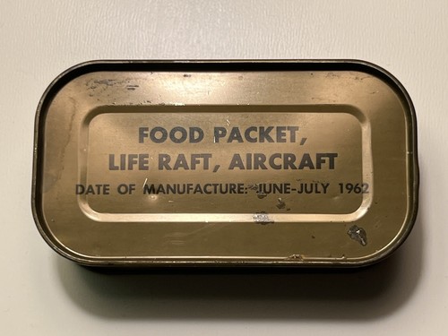 Vintage Vietnam Era US Military Food Packet Life Raft Aircraft Ration ...