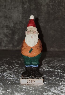 1997 Santa Claus Hand Painted 6" Resin Figure by Dave Constantine ...