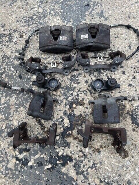 08-17 Audi A4 A5 Q5 Right Rear Brake Caliper with Carrier and Parking ...