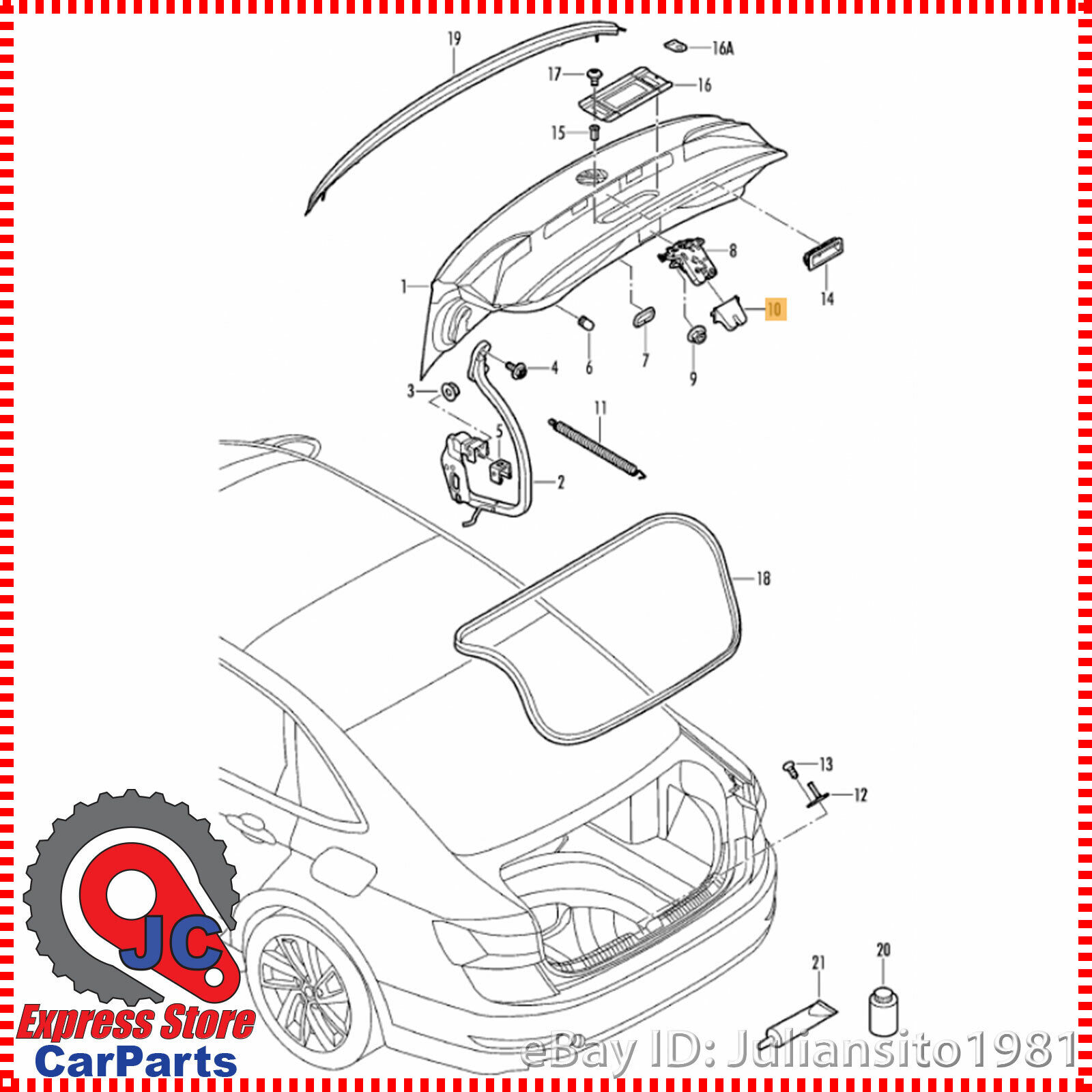 Genuine Volkswagen Lock Cover 17A-827-520-82V for sale online | eBay