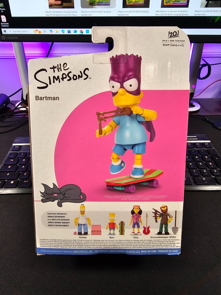 The Simpsons BARTMAN Simpson Action Figure Walmart 2024 Jakks Pacific ...