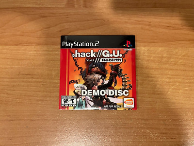 Dot Hack G.U. Vol 1 Rebirth - Playstation 2 PS2 DEMO DISC - BRAND NEW ...