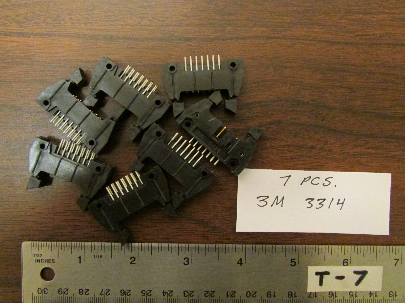 Bag of 7 3M 3314 Latching PCB Mount Dual Header Connectors New | eBay