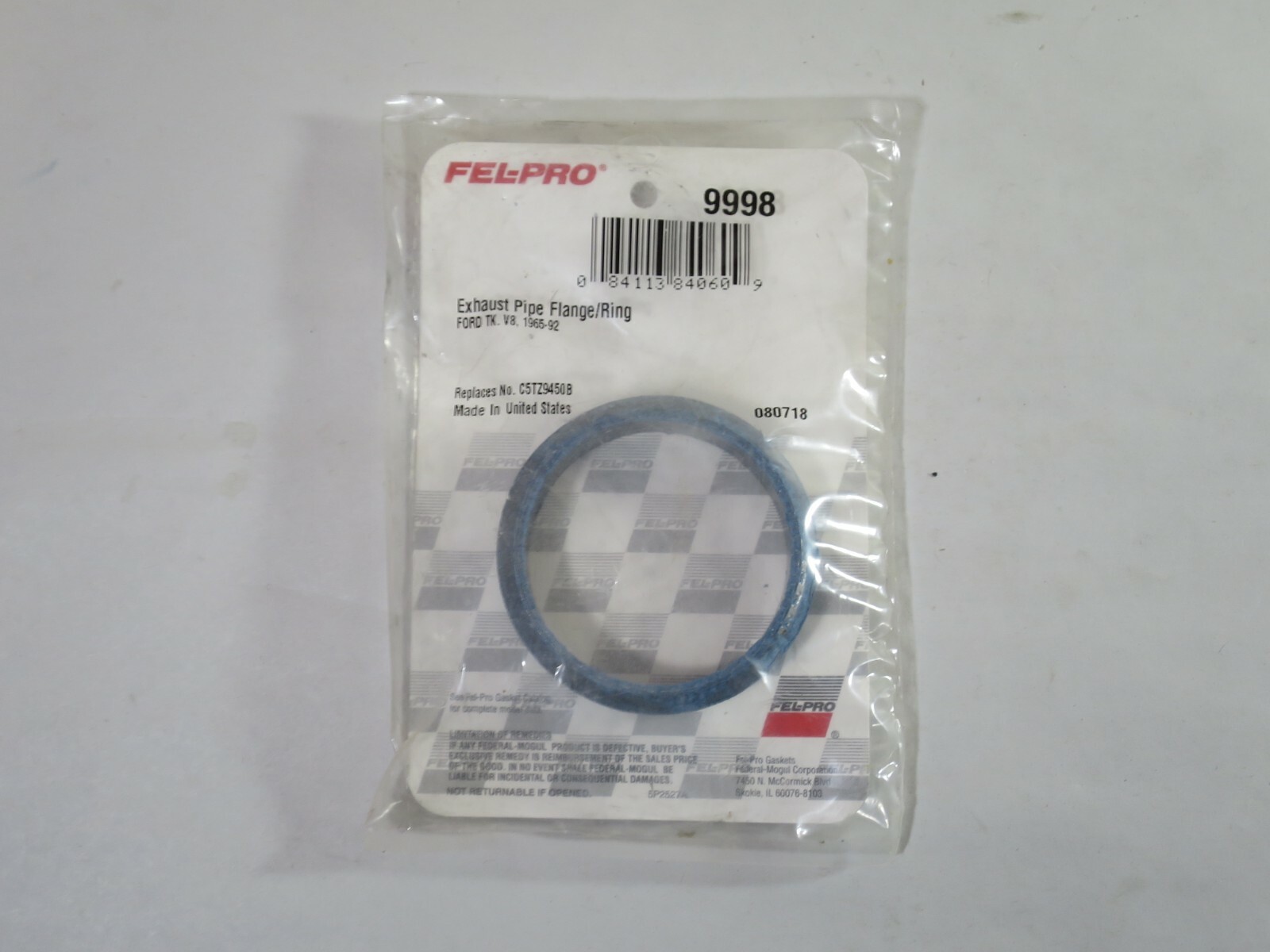 Exhaust Pipe Flange Gasket Fel-Pro 9998 | eBay