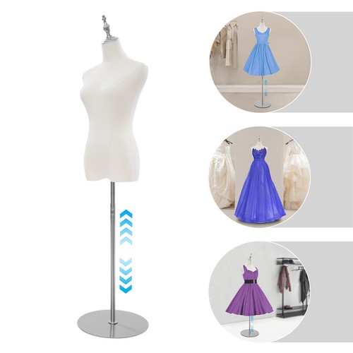 Female Model Torso Display Dress Model Wedding Adjustable Dress Display ...