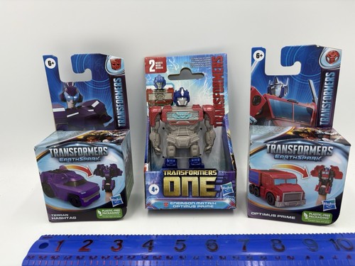 Transformers Earthspark Terran Hashtag, Optimus Prime + Matrix Optimus ...