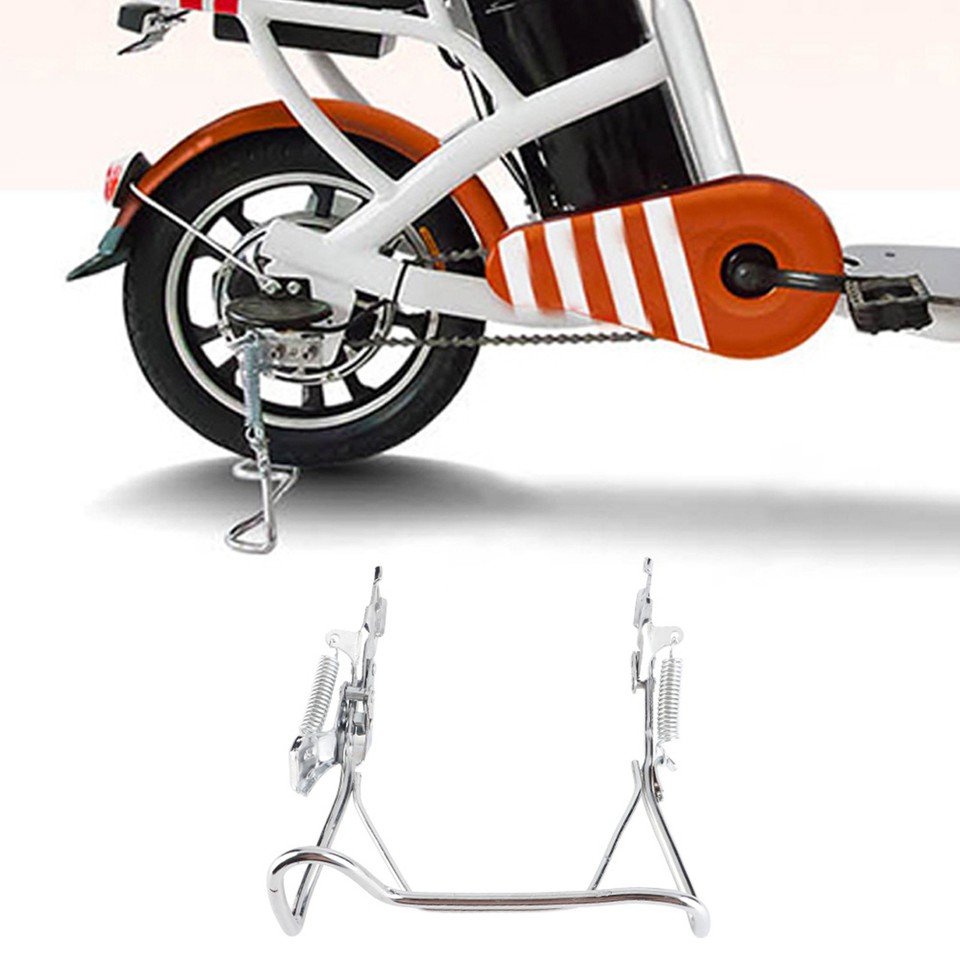༝Electric Vehicle Foot Support Rear Wheel Station Stand Cycling Parking ...