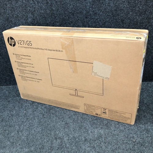 HP V27i G5 27" LCD FHD FreeSync Computer Monitor 75Hz 1920 x 1080 Black ...