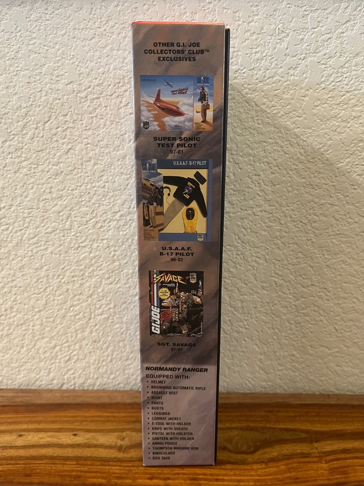 1998 GI Joe Normandy Ranger Collectors’ Club Limited Edition 1 of ...