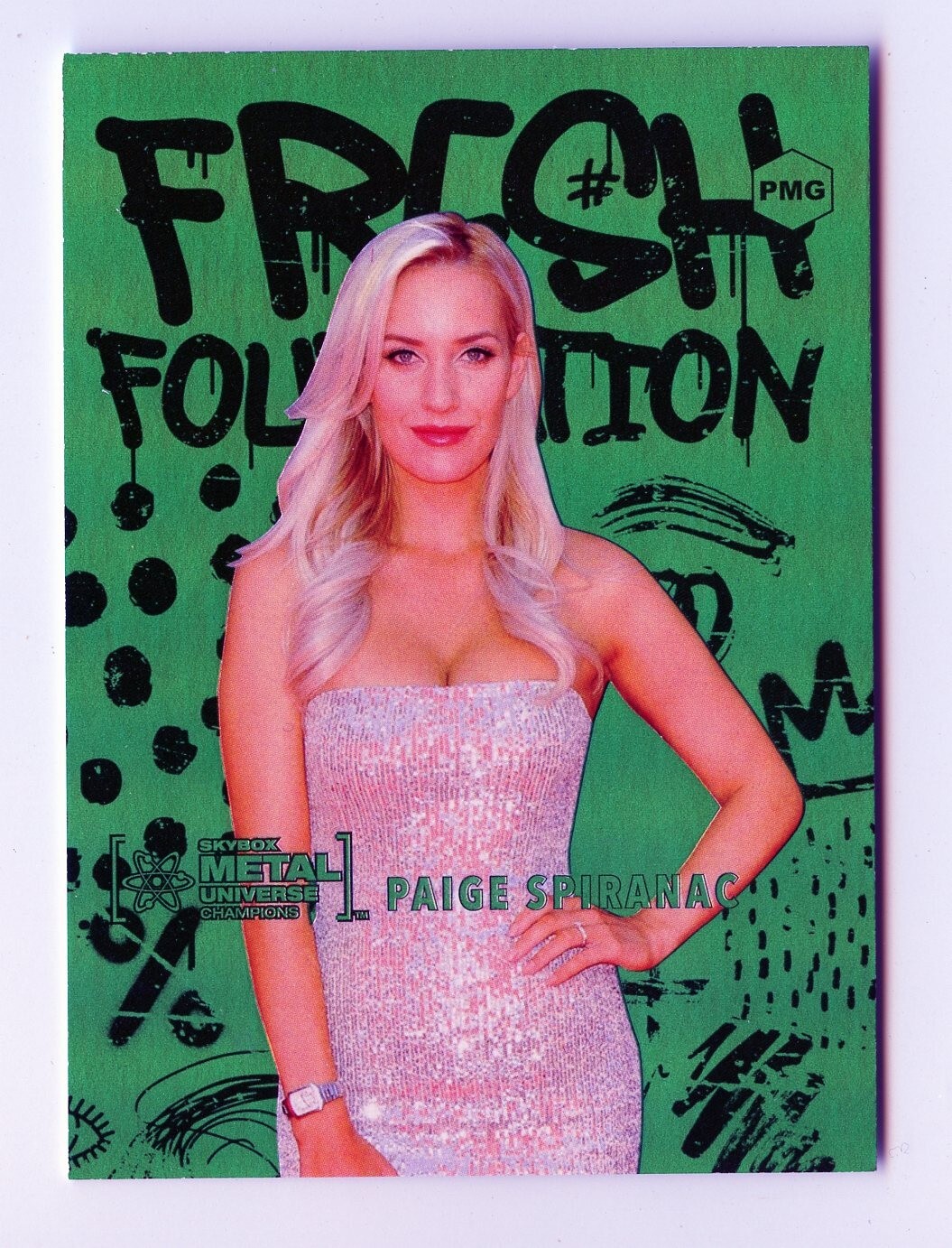 H277 PAIGE SPIRANAC 2021 METAL UNIVERSE PRECIOUS METAL GEMS GREEN 6/10 ...