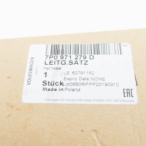 VOLKSWAGEN TOUAREG 7P REAR SPEED SENSOR WIRING SET 7P0971279D NO DUTY ...