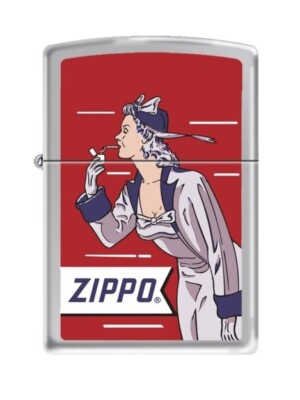 ZIPPO RED WINDY LADY ZIPPO LIGHTER FREE UNITED KINGDOM. SHIPPING ...
