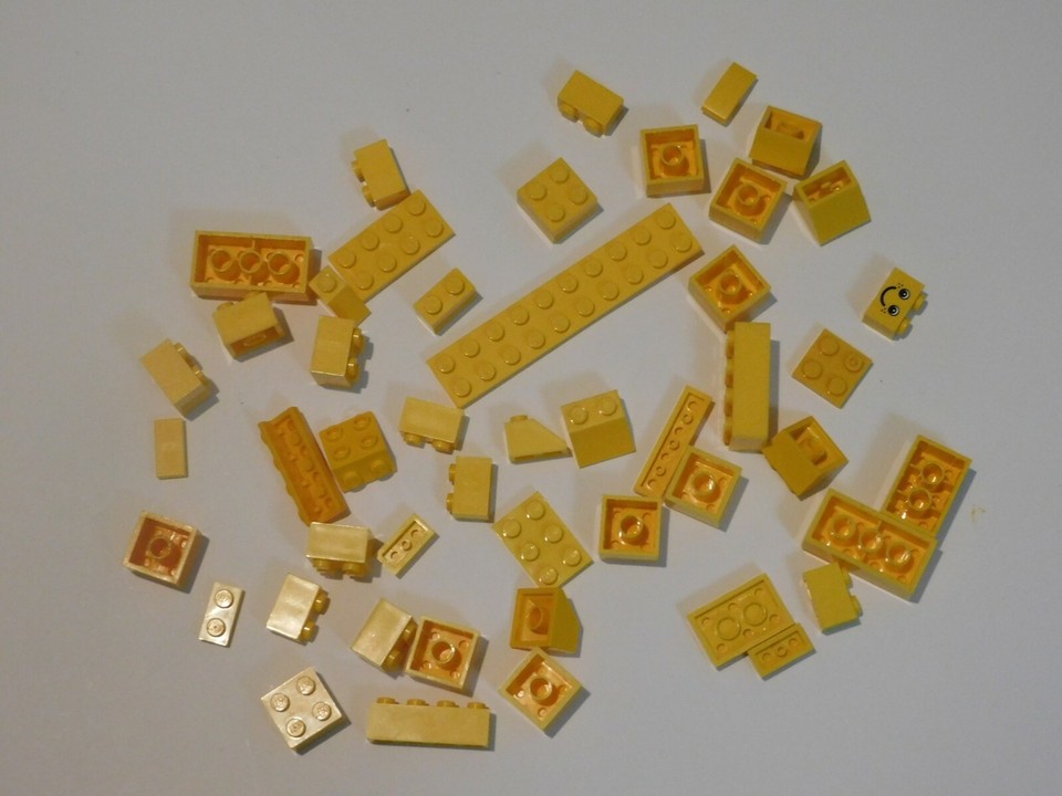 50 Unique Different Yellow Building Lego Blocks 5703860009965| eBay
