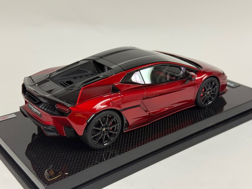 1/18 MR Collection Lamborghini Temerario in Efesto Red Carbon Base ...