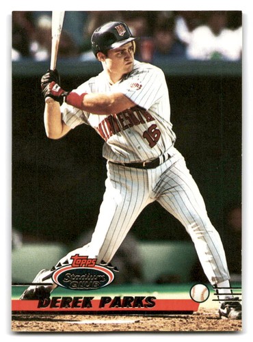 Derek Parks 1993 Stadium Club #74 Minnesota Twins BASEBALL | eBay