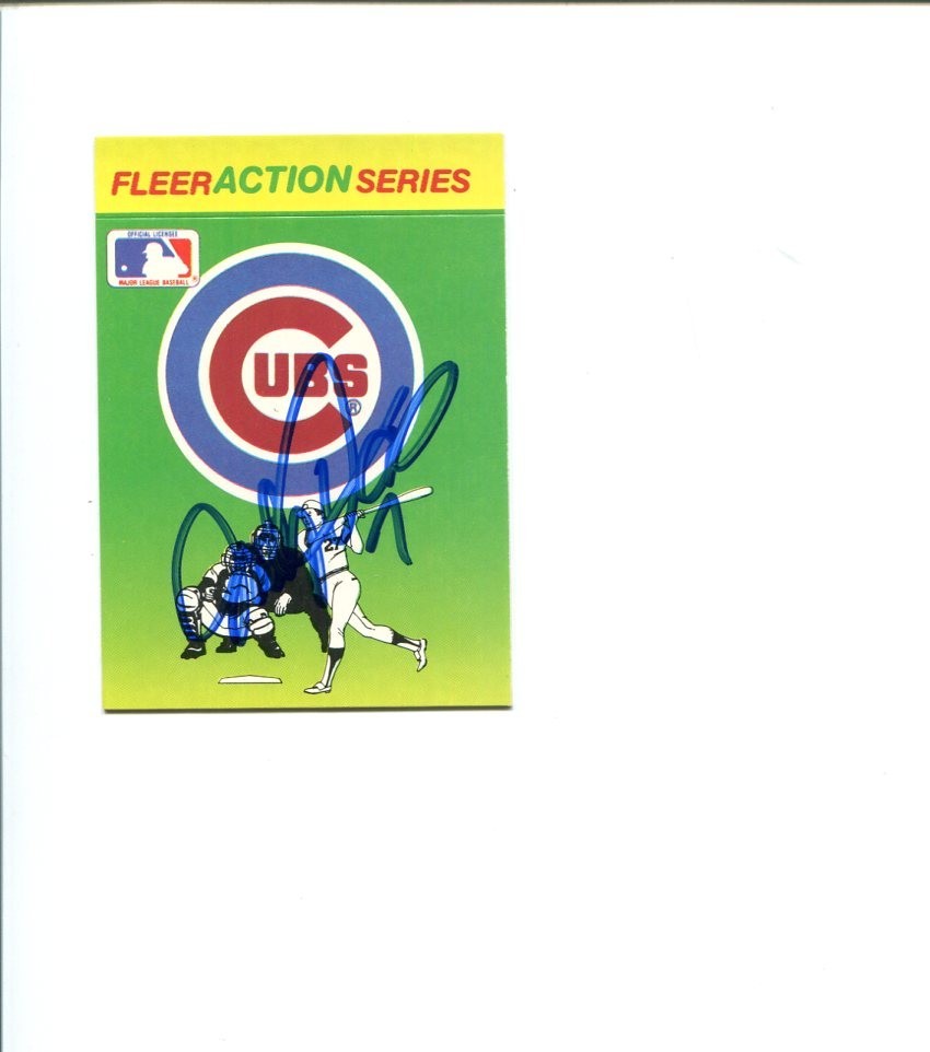 Jody Davis Chicago Cubs Gold Glove Award Winner Signed Autograph Photo ...