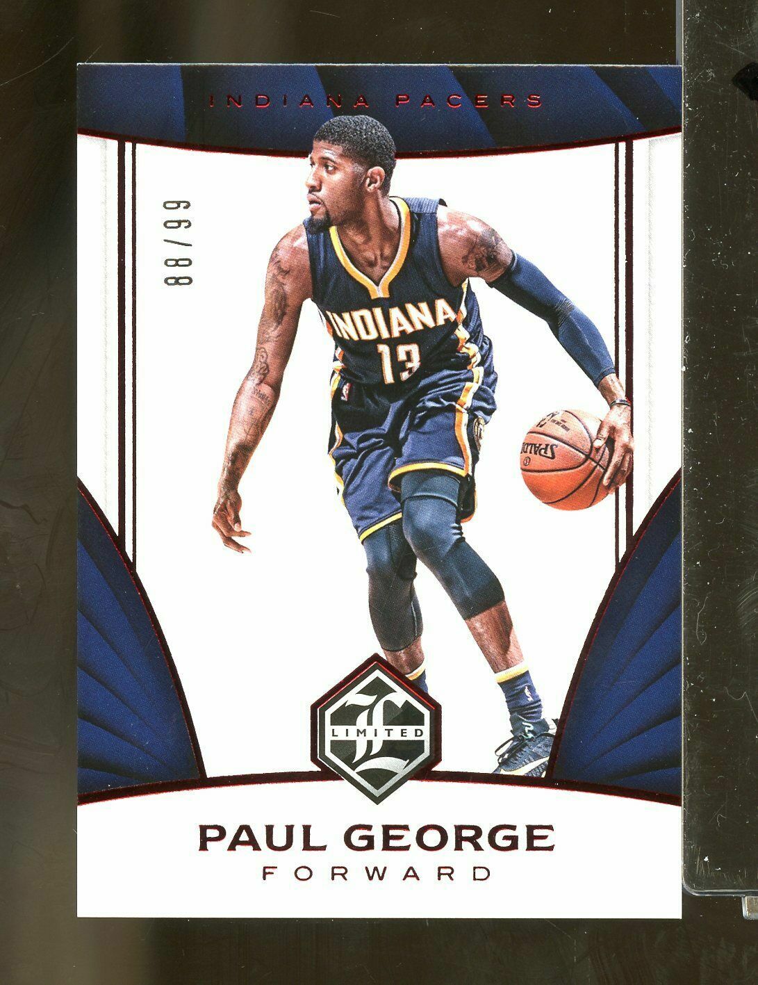 2017 Limited PAUL GEORGE Red Parallel 88/99 Indiana Pacers (NV30) | eBay
