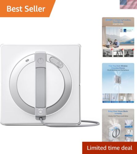 Automated Window Cleaning Robot with Wide Angle Spray - Battery Powered ...