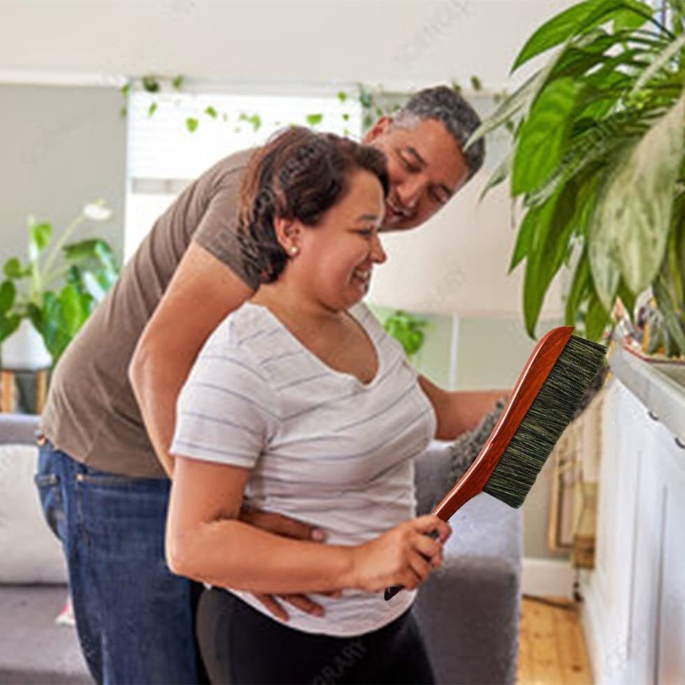 Hand Broom Counter Duster Dusting Brush for Home Cleaning, Soft Dust ...