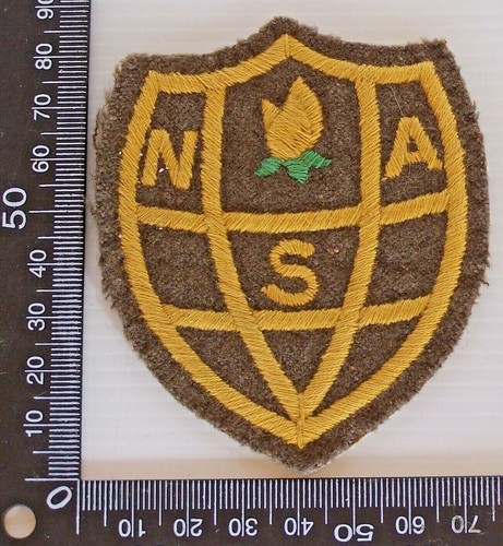 VINTAGE NSA EMBROIDERED SOUVENIR PATCH WOVEN CLOTH SEW-ON BADGE N.S.A ...