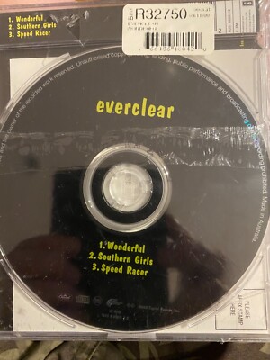 Everclear Wonderful UK Import CD Southern Girls Speed Racer 2000 ...
