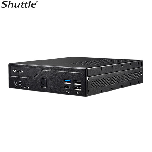 Shuttle XPC slim DH610 Barebone mini PC LGA1700 Socket Intel H610 Black ...