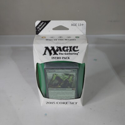 Magic the Gathering 2015 Core Set Intro Pack Will of The Masses New Box ...
