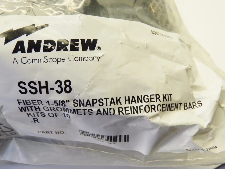 10 pcs Andrew Commscope SSH-38 Fiber 1-5/8" Snapstack Hanger Kit with ...