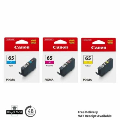 Genuine Canon CLI-65 CMY Ink Cartridges for Canon Pixma Pro 200 | eBay UK