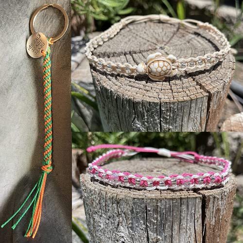 40 Colors 1mm Waxed Polyester Cord Wax Coated String for Bracelet ...