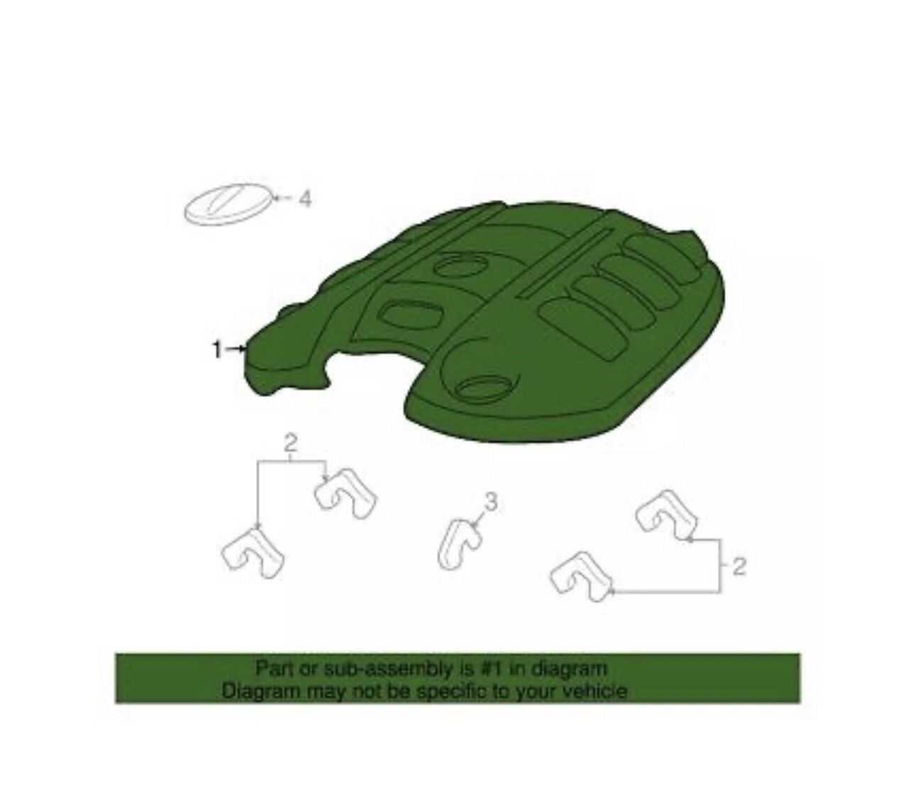 2008-2009 Pontiac G8 GT GXP L76 LS2 LS3 Genuine Engine Cover | 92068791 ...