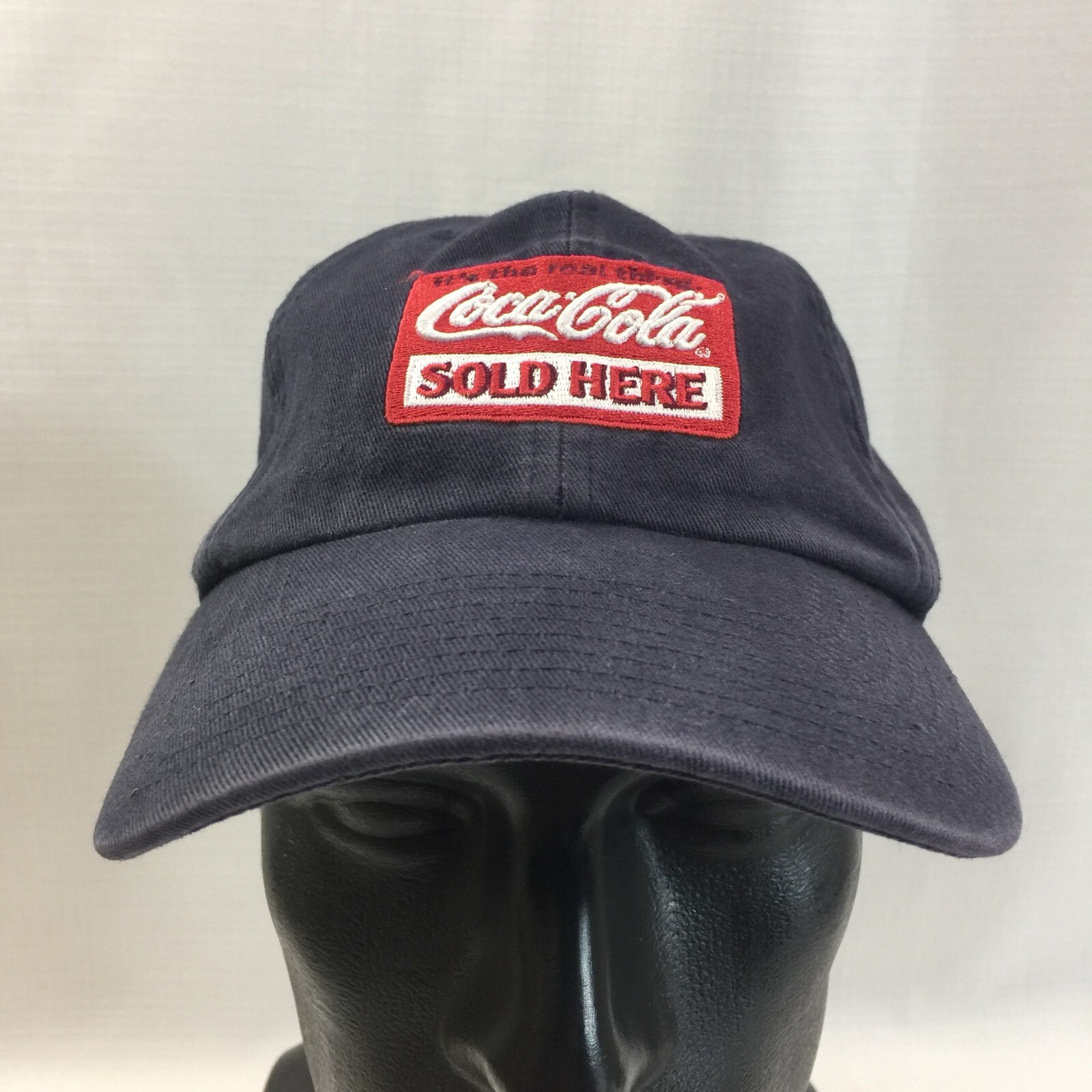 Coca Cola Sold Here Logo Hat Blue Embroidered Recycle… - Gem